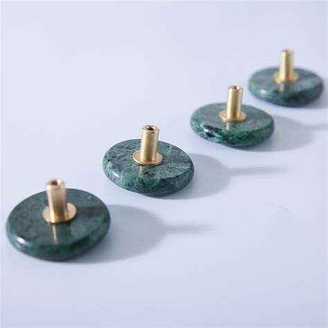 Nordic Simple Dark Green Marble Brass Cabinet Knob Door Knob Etsy Canada