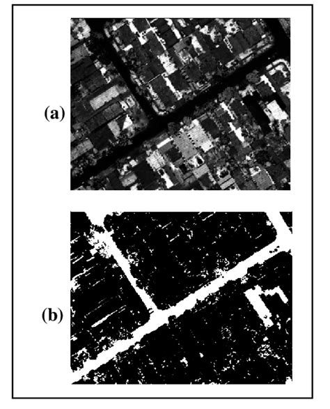 A Intensity Image B Street Regions Detected By Histogram