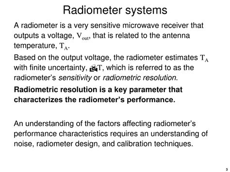 Ppt Radiometer Systems Powerpoint Presentation Free Download Id