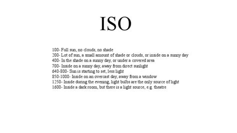 Iso Cheat Sheet Pdf