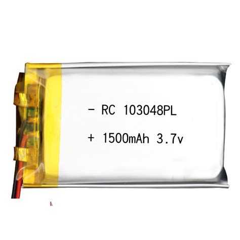 Lithium Ion Pouch Cell 103048 3 7v 1500mah Pouch Cell Battery