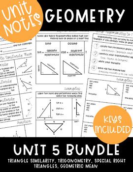 Geometry Unit Bundle By Glee Geometry TPT
