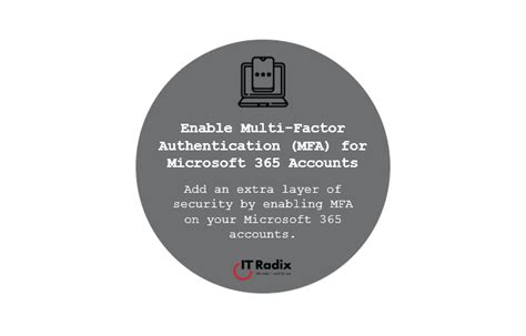 Tech Tip Enable Mfa For Microsoft 365 Accounts It Radix Nj