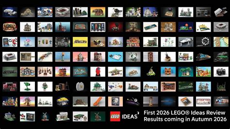 Almost 100 Lego Ideas Projects Qualify For First 2026 Review Brick