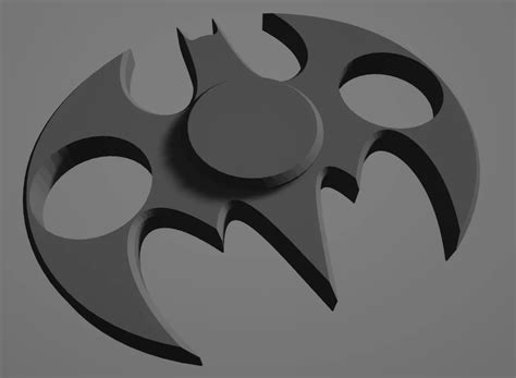 Batman Fidget Spinner By Evey Bee Download Free Stl Model