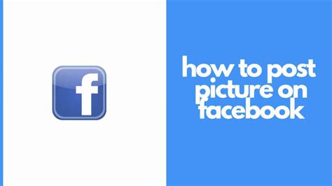 How To Post Picture On Facebook 2018 YouTube
