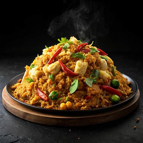 Premium Photo A Melting Cheesy Kottu Dish Eat