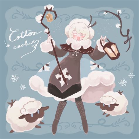 Cotton Cookie Cookie Run Drawn By Mamimumemo Danbooru