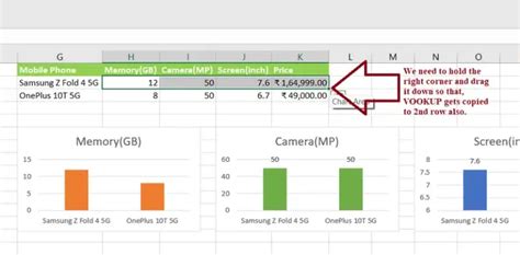 Compare Data In An Excel Chart Using Drop Down Lists Geeksforgeeks