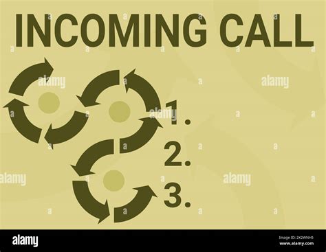 Conceptual Display Incoming Call Conceptual Photo Inbound Received Caller ID Telephone