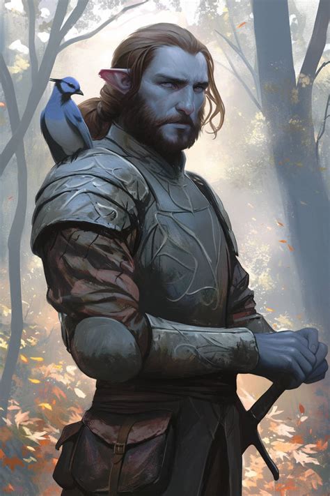 Firbolg Ranger With His Bird Companion By Cptlande On Deviantart