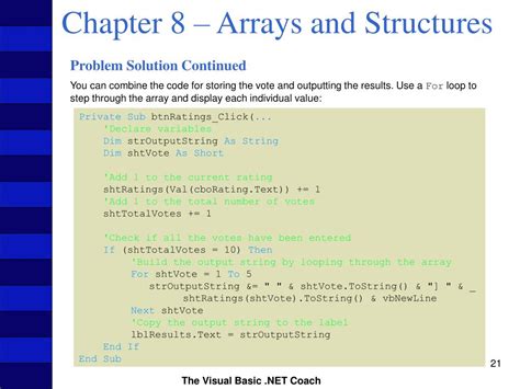 ppt chapter 8 arrays and structures powerpoint presentation free