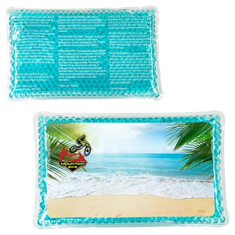 Promotional Tropical Breeze Large Rectangle Aqua Pearls™ Hot And Cold Packs