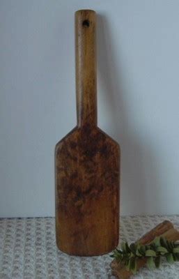 Antique Wooden Apple Butter Paddle Stirring Paddle 134342652