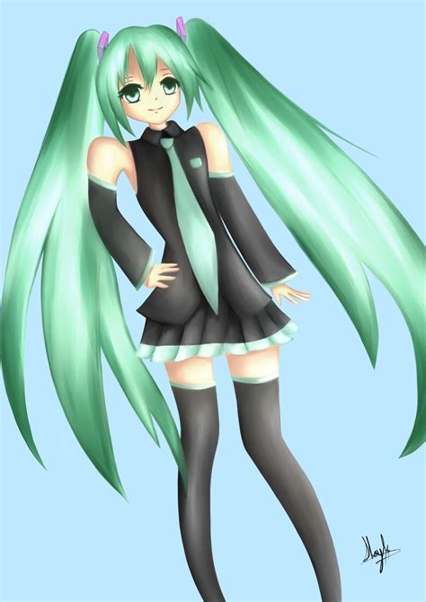 Hatsune Miku Vocaloid Fanart By Shayinator On Deviantart