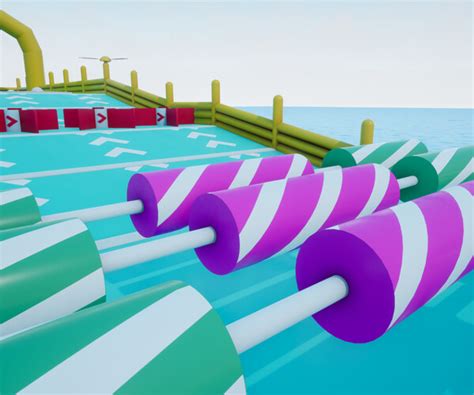 Artstation Platform Obstacle Course Unreal Engine Game Assets
