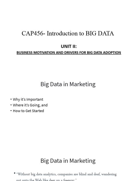 Unit Ii Big Data Pdf Internet Of Things Business Process Management