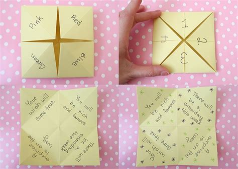 How To Fold A Cootie Catcher Fortune Teller Artofit