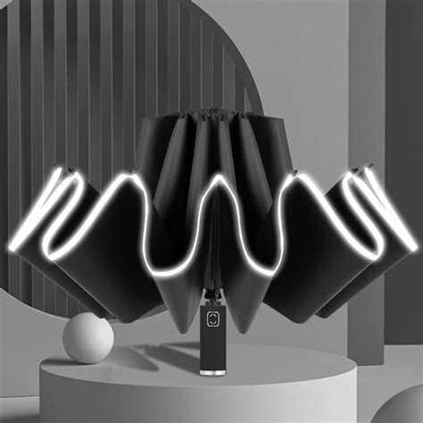 Jual Payung Lipat 3 Otomatis Reverse Umbrella Reflective Terbalik Hight