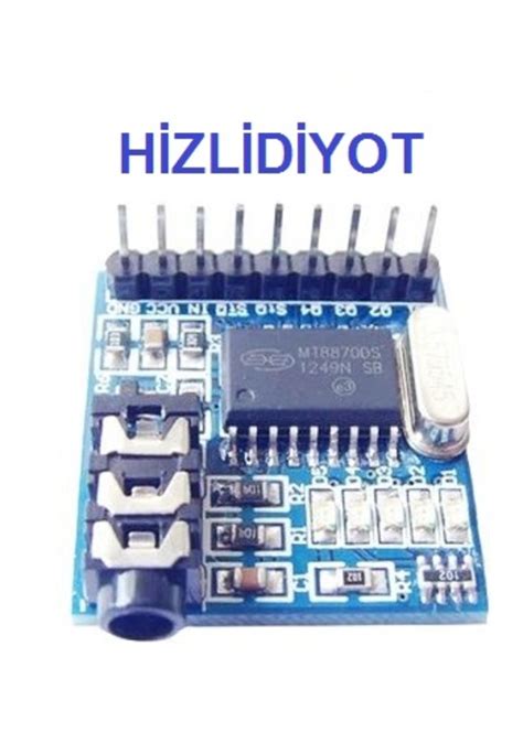 Mt8870 Dtmf Telefon Ses Modülü Arduino Uyumlu Fiyatları Ve Özellikleri