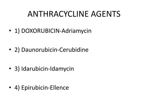 Ppt Cardiovascular Effects Of Anthracycline Like Chemotherapy Agents