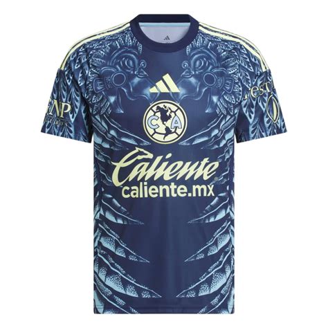 Adidas Mens Club América Away Jersey 2526 Blue