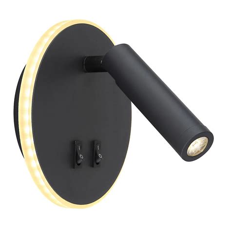 Luminosa Many Reading Wall Light Black Led 3000k