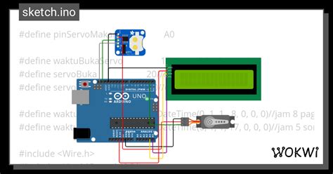Studi Kasus Pakan Ikan Wokwi ESP32 STM32 Arduino Simulator