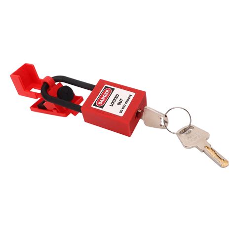 Circuit Breaker Lockout Kit Breaker Lock Out Device Easy Carry Red