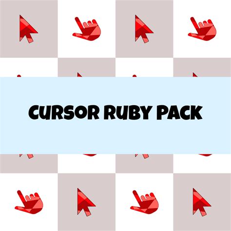 Cute Cursor Cursor Ruby Pack Cursor Space
