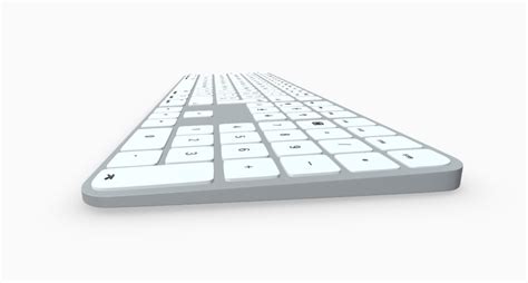 apple magic keyboard with numeric keypad 3d model in araçlar 3dexport