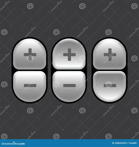 Light Web Ui Elements Design Gray Stock Vector Illustration Of Shiny