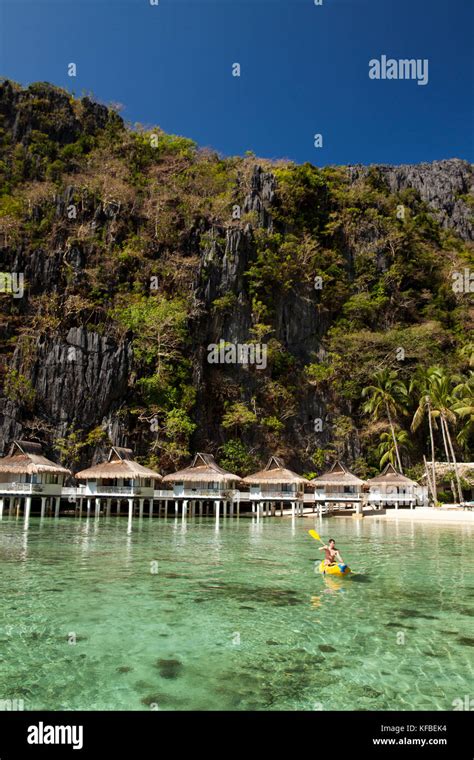 Philippines Palawan El Nido Miniloc Island Resort Bacuit Bay In The