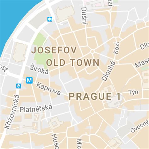 Interactive Map Of Prague With All Popular Attractions Charles Bridge