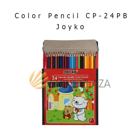 Pensil Warna Joyko 24 Warna Color Pencil Joyko 24 Colors Cp 24pb Lazada Indonesia