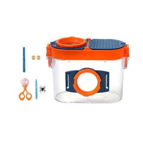 Insert Bug Viewer Magnifying Educational Exploration Tool Bug Cage Outdoor Bug Orange Walmartca