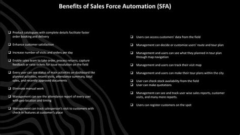 Sales Force Automation Ppt