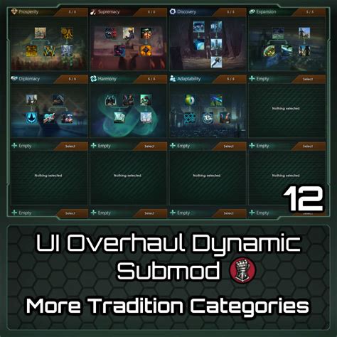 Ui Overhaul Dynamic More Tradition Categories 12 310 Paradox Mods