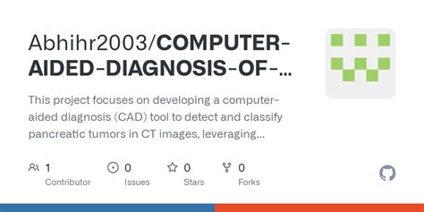 Github Abhihr2003computer Aided Diagnosis Of Pancretic Tumor Based