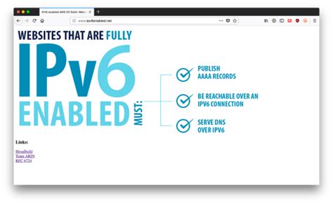 Configuring An IPv6 Website In AWS