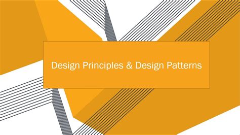Difference Between Design Principle And Design Pattern