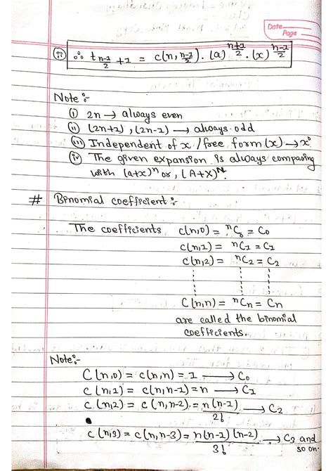 Solution Binomial Theorem Class 12 Studypool