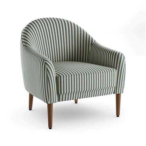 Kaspar Woven Linford Stripe Tub Chair Dunelm