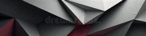 Intersecting Geometric Shapes Sharp Angles Grayscale Palette Angular Elegant Vector Stock