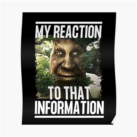 Wise Mystical Tree Face Meine Reaktion Auf Diese Information Old