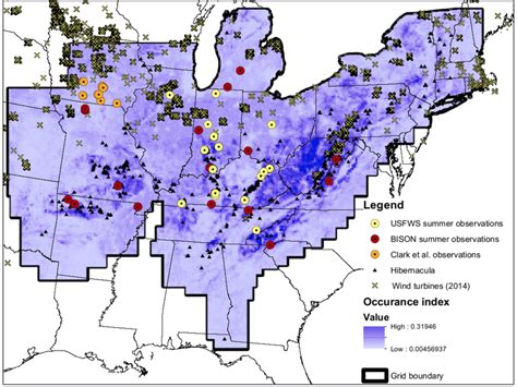 Map Of Input Data Map Of Input Data Species Occurrence Map And
