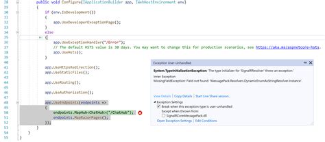AspNetCore SignalR Protocols MessagePack Broken Under Latest MessagePack Issue