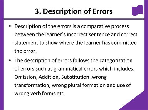 Error Analysis With Examples And Details Pptx