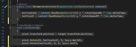 what is wrong with my camera movement code it does work but the variables horizontalc