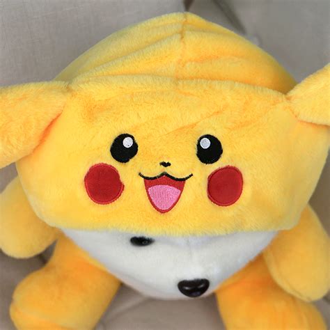 Большая мягкая игрушка Мишка в кигуруми Пикачу, 45 см | Plush Team